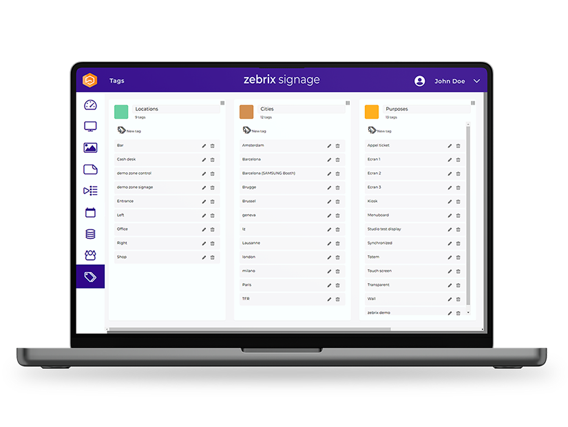 zebrix digital signage solution