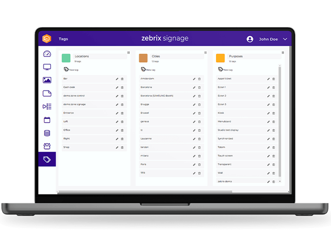 zebrix digital signage solution