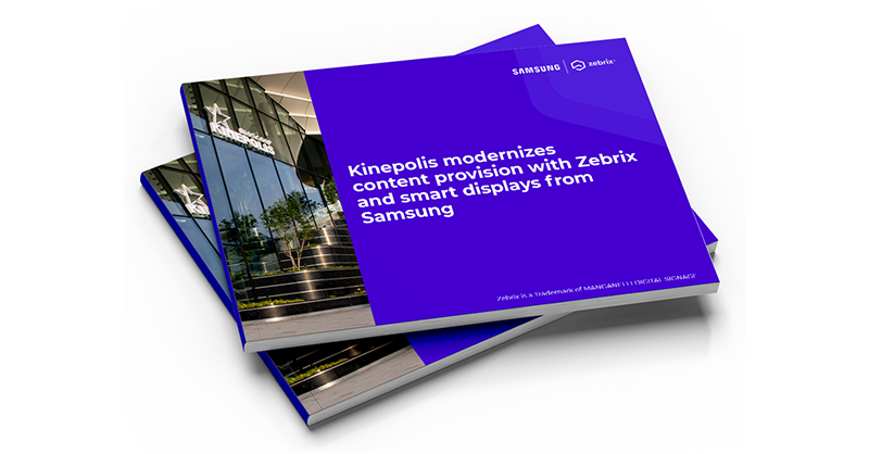 Kinepolis modernizes content provision with the Zebrix solution and ...
